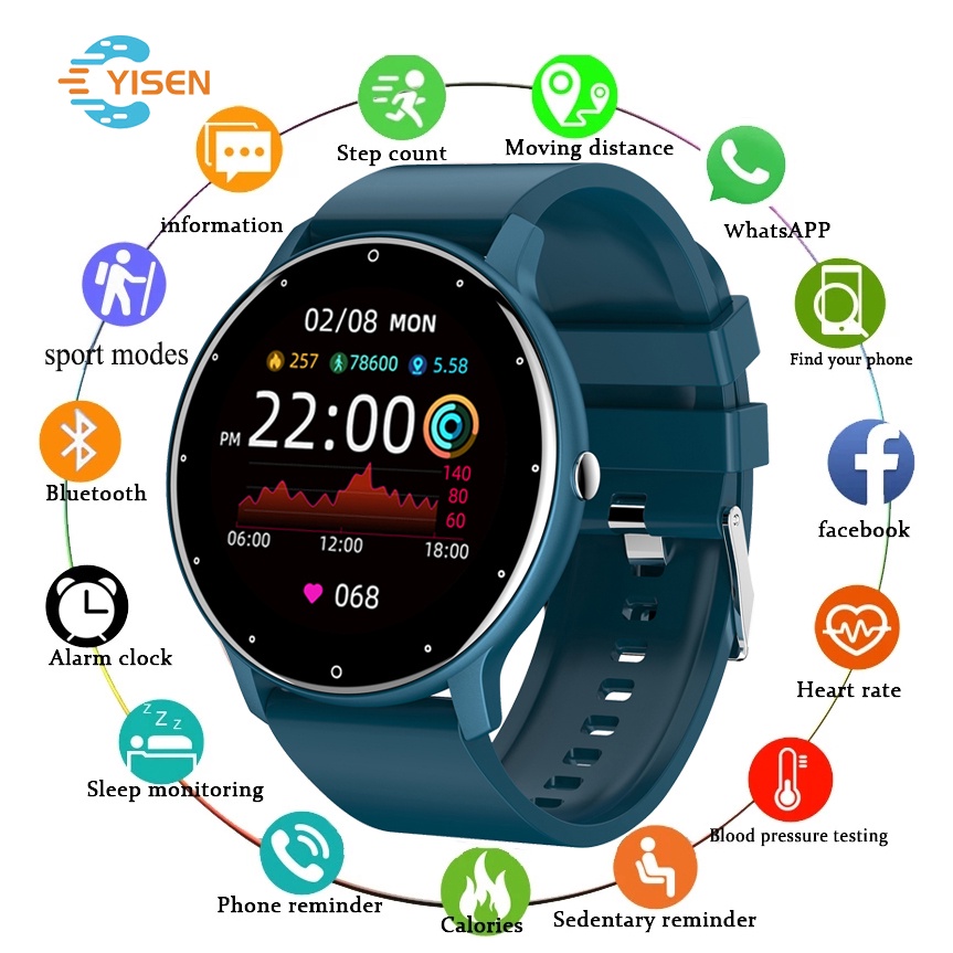Maxwear Smart Watch Men Women Sleep Heart Rate Monitor Multifunctional ...