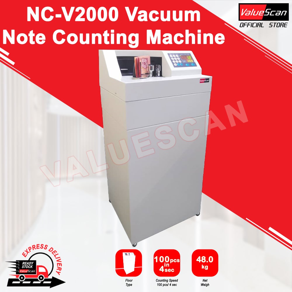 ValueScan NC-V2000 Heavy Duty Floor Standing Vacuum Counting Machine ...