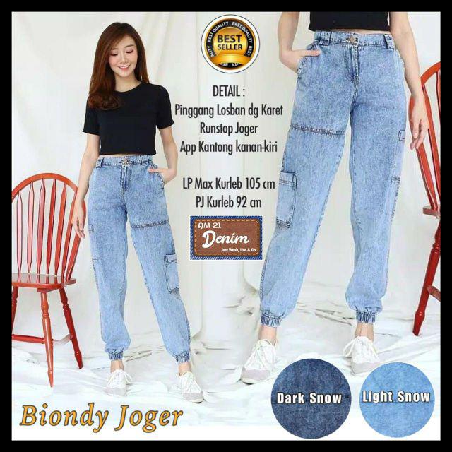 BIONDY WOMEN'S BAGGY JEANS | Shopee Malaysia