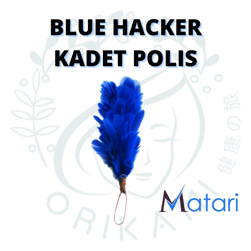 MATARI Kadet Polis Blue Hacker/ Hacker Beret Biru Bulu (701B) | Shopee ...