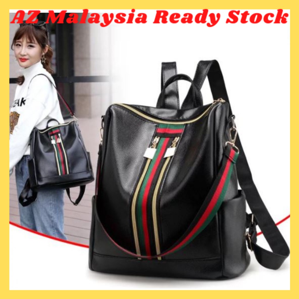 🔥Ready Stock🔥Woman Backpack Beg Belakang Beg Sekolah Backpack PU Bags ...