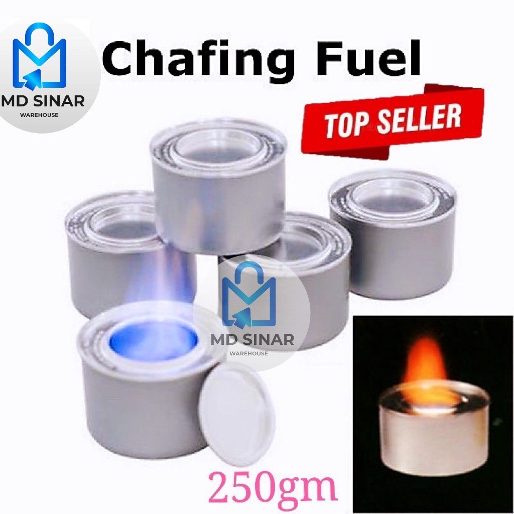 MD SINAR 250ml Chafing fuel heating wax lilin buffet set candle light ...