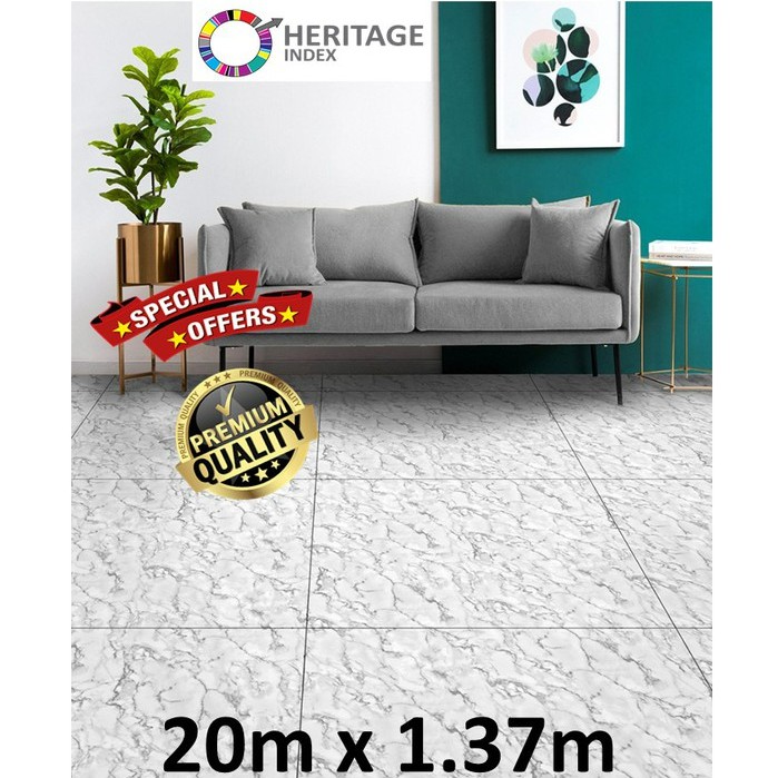 Tikar Getah 20m x 1.37m (4.5 kaki) PVC Vinyl Carpet Flooring Rug Mat ...