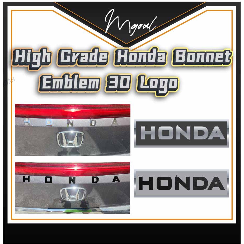 [ReadyStock]Honda CIVIC JAZZ HR-V CITY ACCORD BR-V CR-V Font Huruf ...