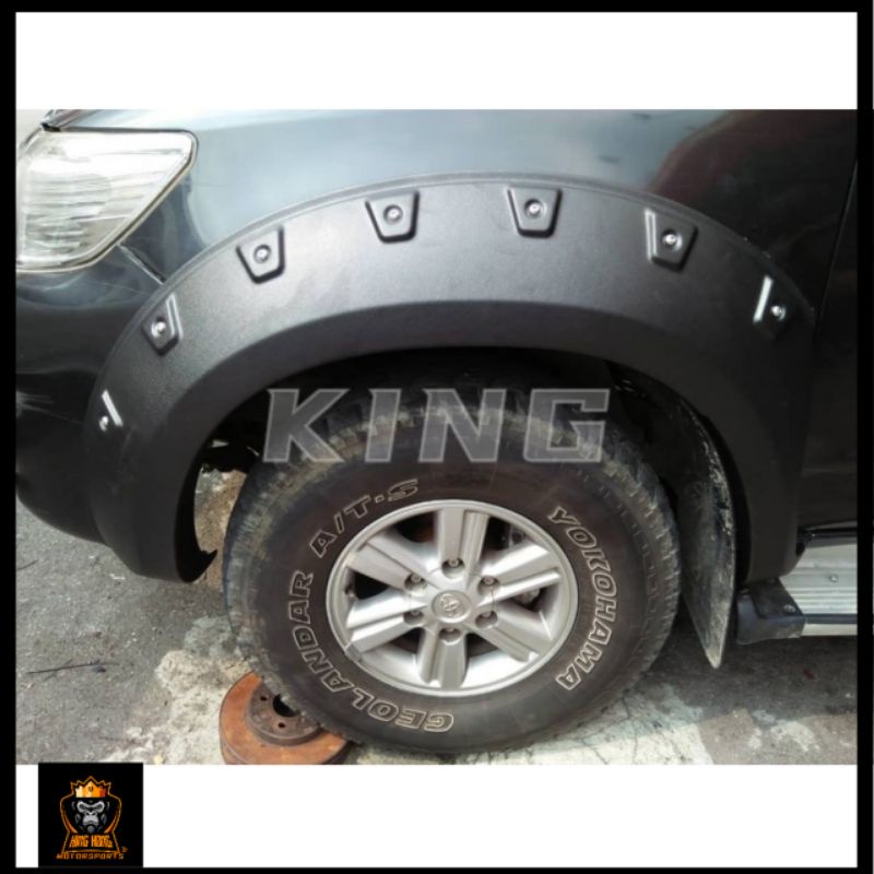 TOYOTA HILUX VIGO REVO Champ VNT 2006 - 2014 Fender Arch flares ABS ...