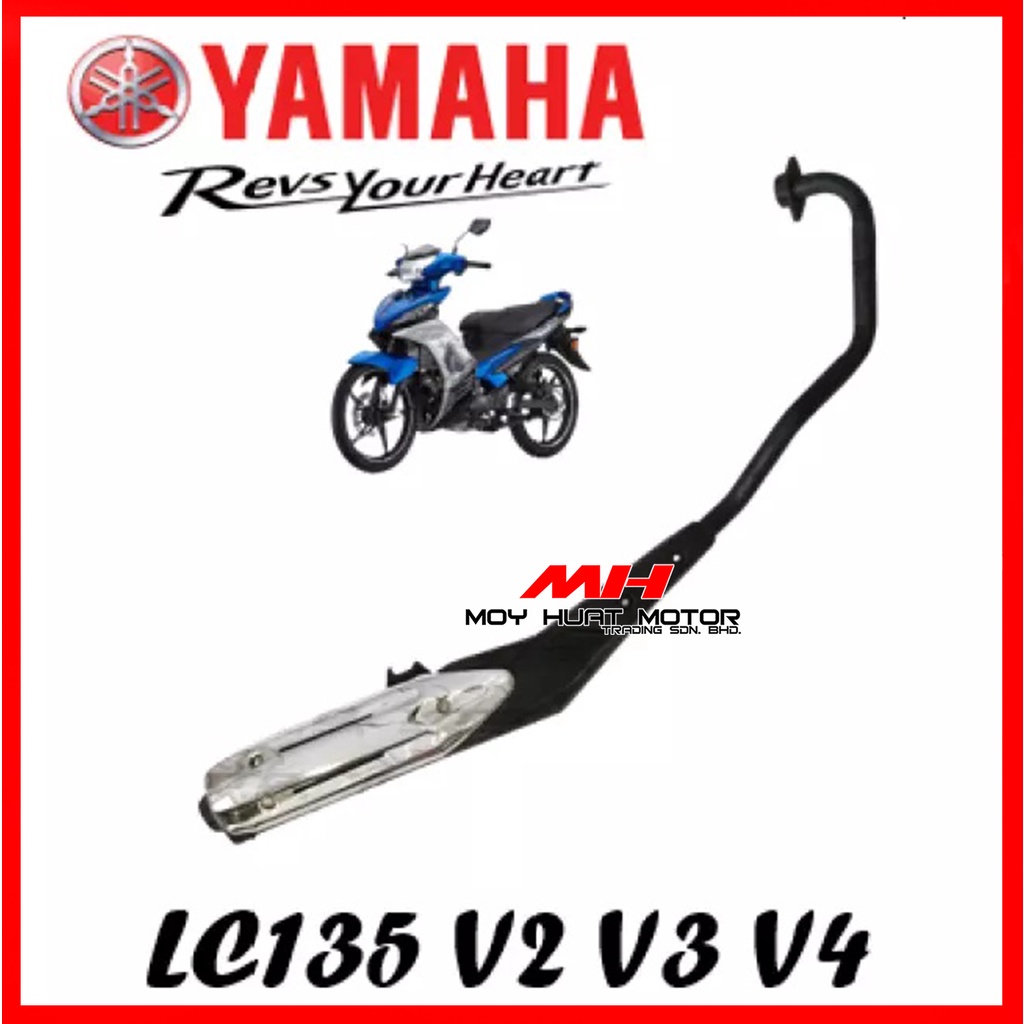YAMAHA 135LC LC135 V2 V3 V4 V5 V6 V7 EXHAUST STANDARD / EKZOS STANDARD ...