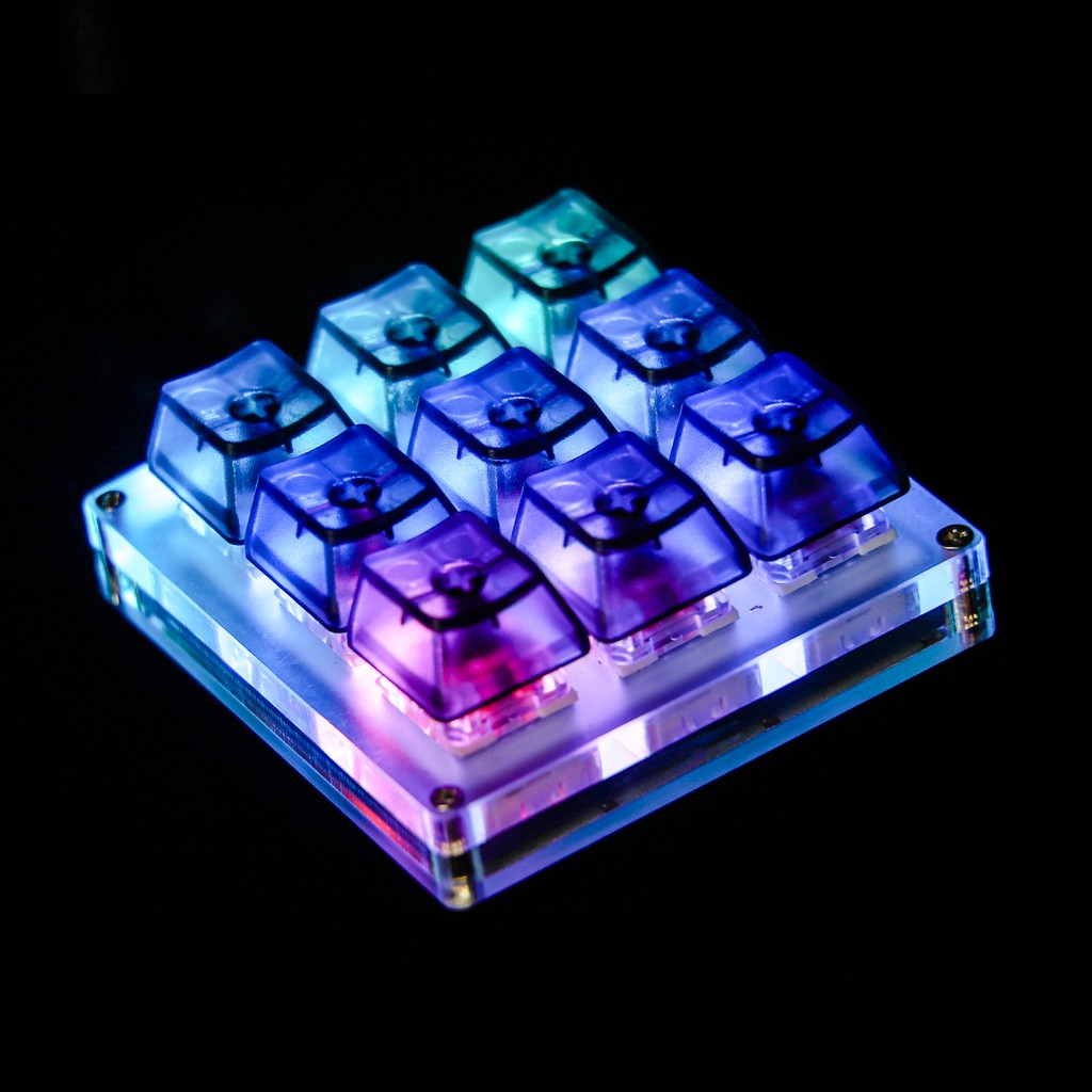 [YMDK/Stocks!] 10% 9 Key QMK Numpad Hotswap RGB Support Macro Function ...