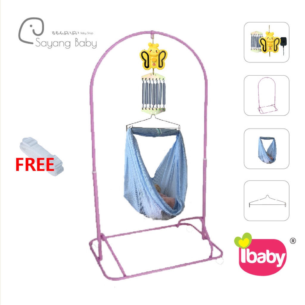 SIRIM Baby Cradle/Swing Rangka Buaian/ Besi Sarong Cradle Bayi/ SIRIM ...