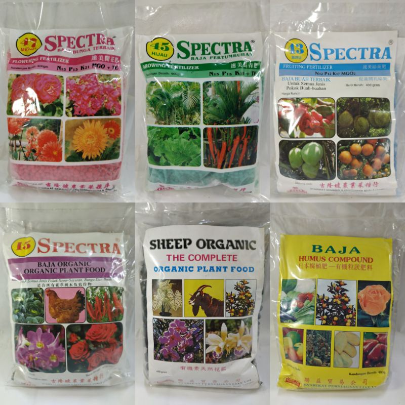 Plant Fertilizer/ Organic Plant Food 400g 结果肥,开花肥&长青肥 有机肥料 日本腐植肥 Baja ...