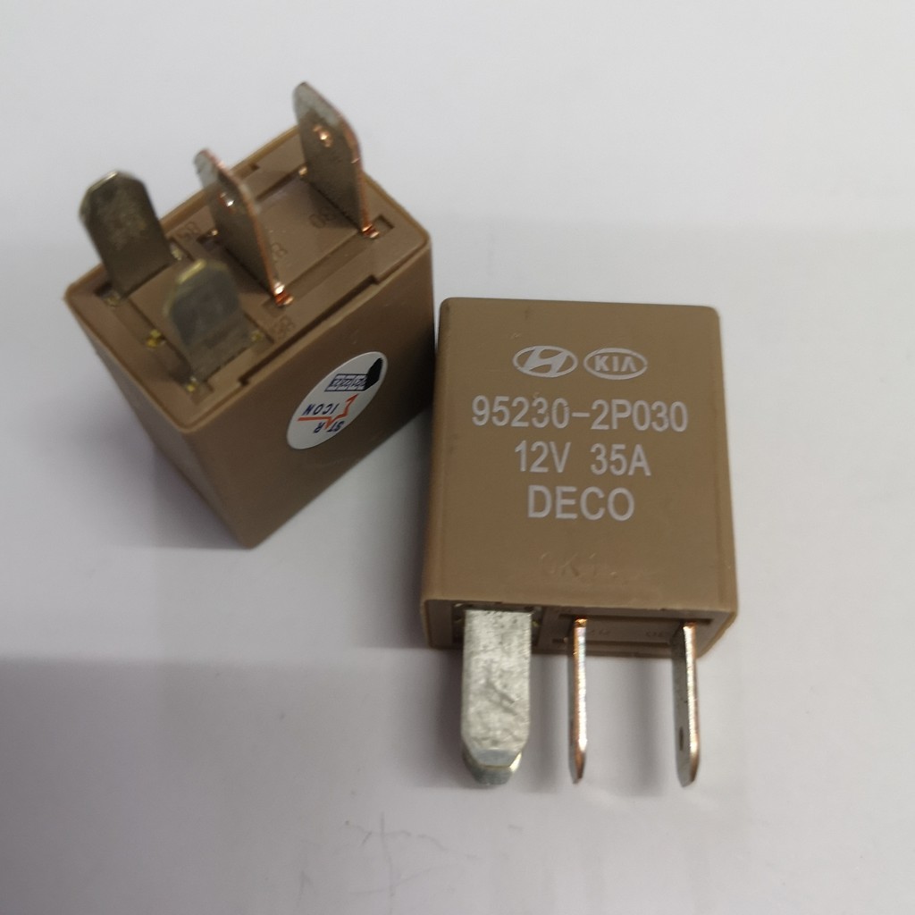 Deco 95230-2P030 Automotive Micro Fan Relay 4 Pin 12V 35A Equivalent ...