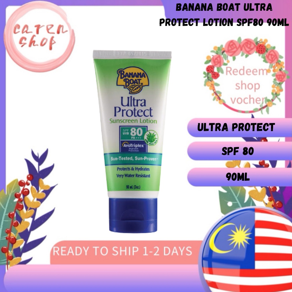 Banana Boat Ultra Protect Lotion SPF80 90ml (G) | Shopee Malaysia