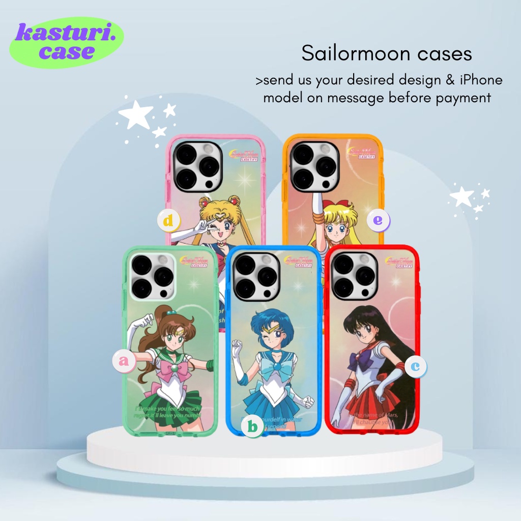 THE SAILOR MOON CASE THICK IMD BUMPER CASE FOR ALL IPHONE MODEL ...