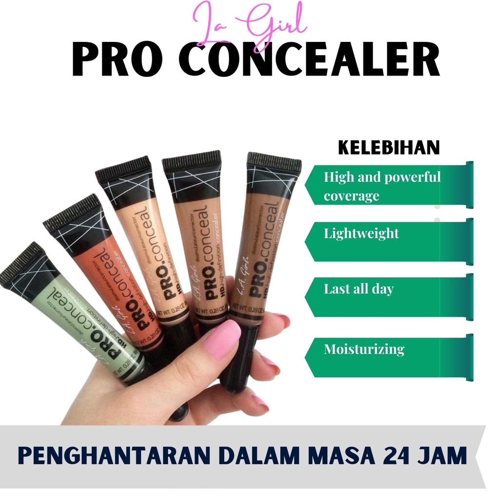 Pro Hd Conceal La Girl Pro Cream Concealer PriMake Up Base Palette ...