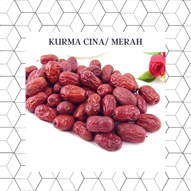 Kurma Merah Cina Herba untuk tambah susu badan | Shopee Malaysia