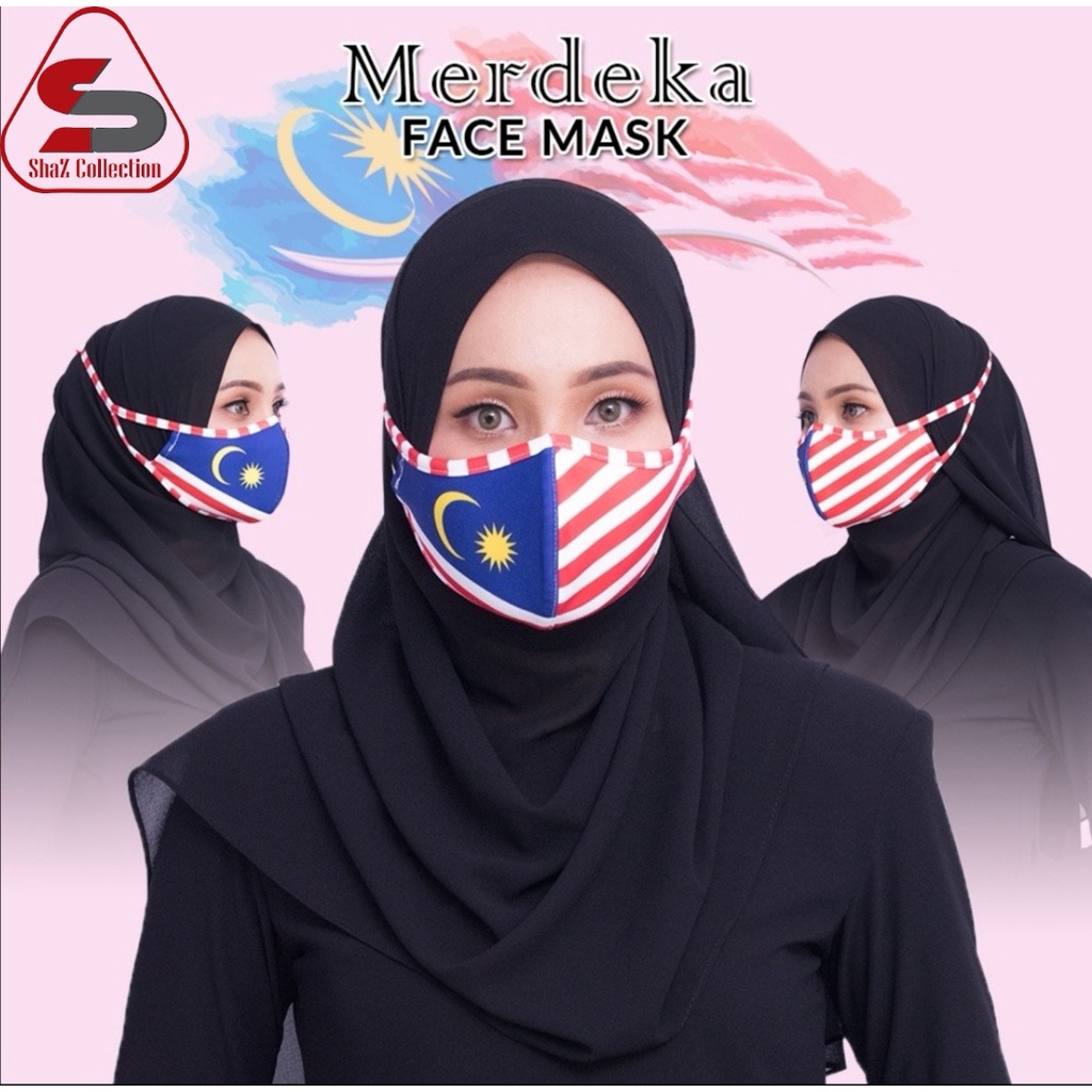 FACE MASK BENDERA /HARI KEBANGSAAN MALAYSIA /Breatheasy Washable 2021 ...