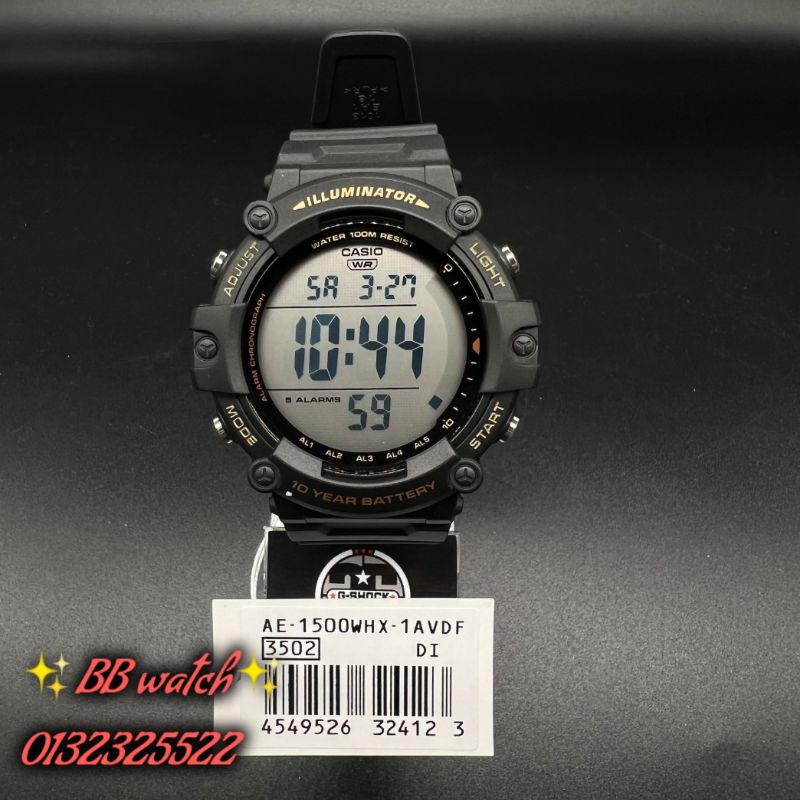 Casio 100% Ori AE-1500WH-1A/AE-1500WH-8B/AE-1500WH-5A/AE-1500WH-8B2 /AE-1500WHX-1A / AE-1500WHX ...