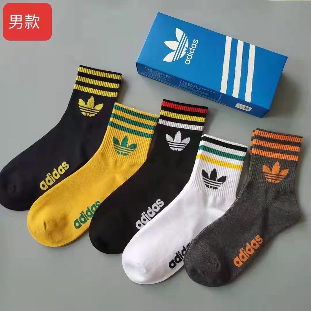 Adidas Bunga Sport Stokin Panjang OOTD Socks Men Women Lelaki Perempuan ...