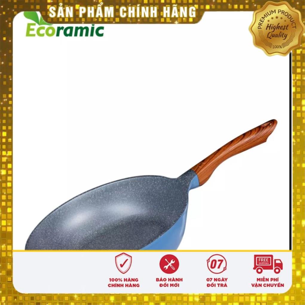 [ Genuine ] Ecoramic Deep Stone Duc Van Pan Size 22-24-26-28-32 Cm ...