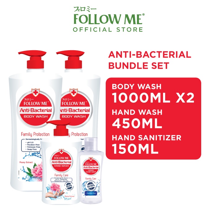 FOLLOW ME Anti Bacterial (Family Protection) Body, Hand Wash ...