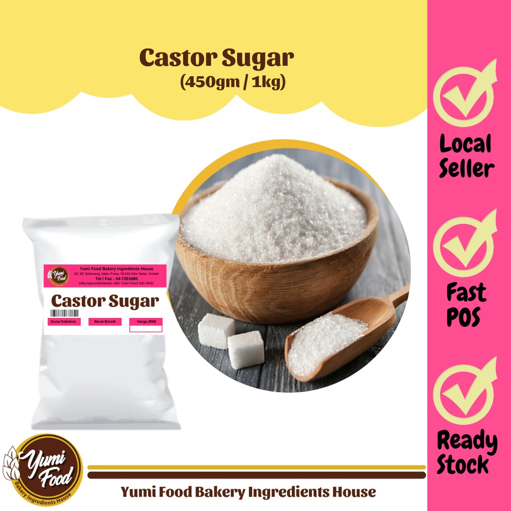 [READY STOCK] Castor Sugar / Gula Kastor | Shopee Malaysia