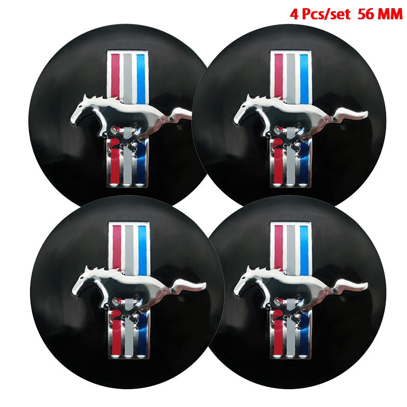 Dedicated To Ford Mustang Wheel Hub Cap Modified Car Emblem Wheel ...