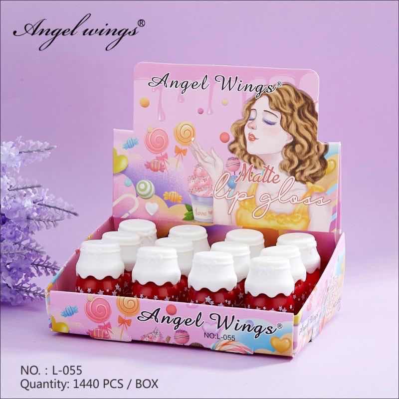 ANGEL WINGS Matte Lip Gloss Honey Pot Very Cute (2.7.22) | Shopee Malaysia