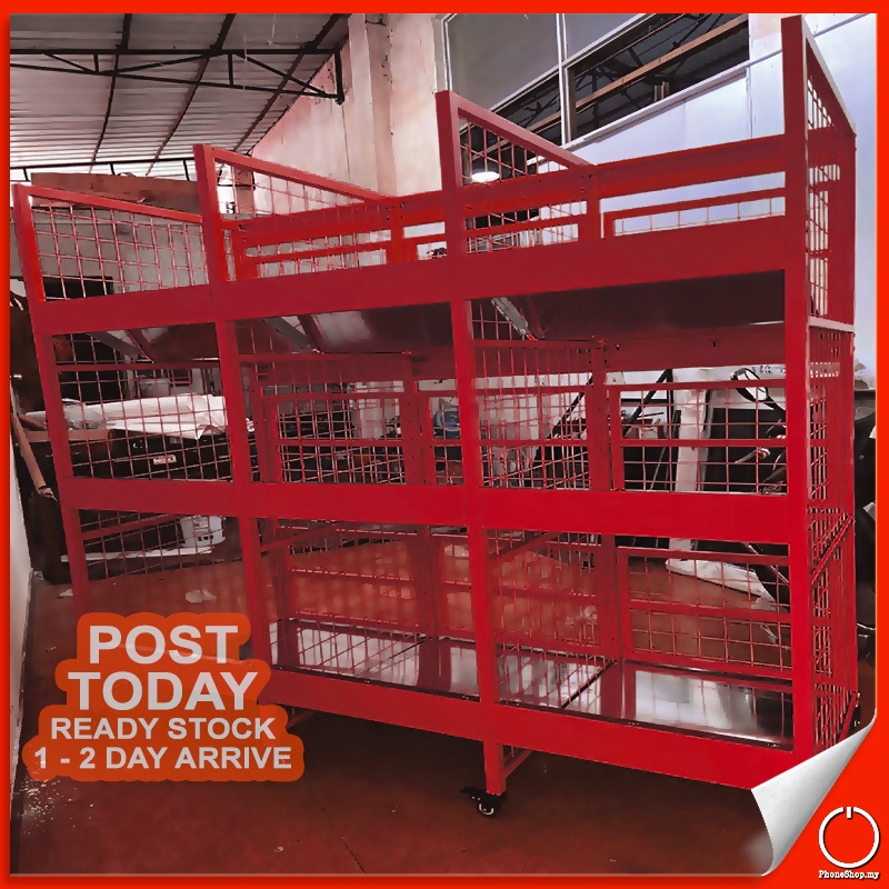 𝗜𝗠𝗣𝗥𝗢𝗩𝗘 𝗘𝗙𝗙𝗜𝗖𝗜𝗘𝗡𝗖𝗬 Nine Grid Set Bag Cage Sorting Frame Packing Parcel ...