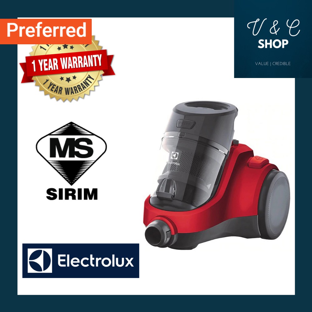 ELECTROLUX VACUUM 2000W EASE C4 BAGLESS VACUUM CLEANER EC41-6CR ...