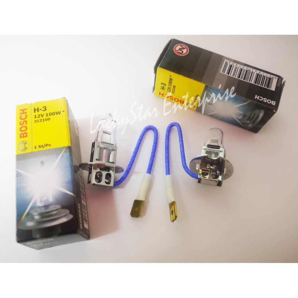 BOSCH H3 Bulb 12v 100w 90 (100% Ori) 312100 | Shopee Malaysia