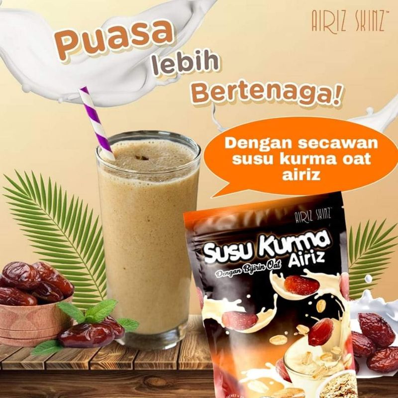 Airiz Susu Kurma Oat Susu Sahur Susu Kenyang Susu Tenaga sepanjang ...