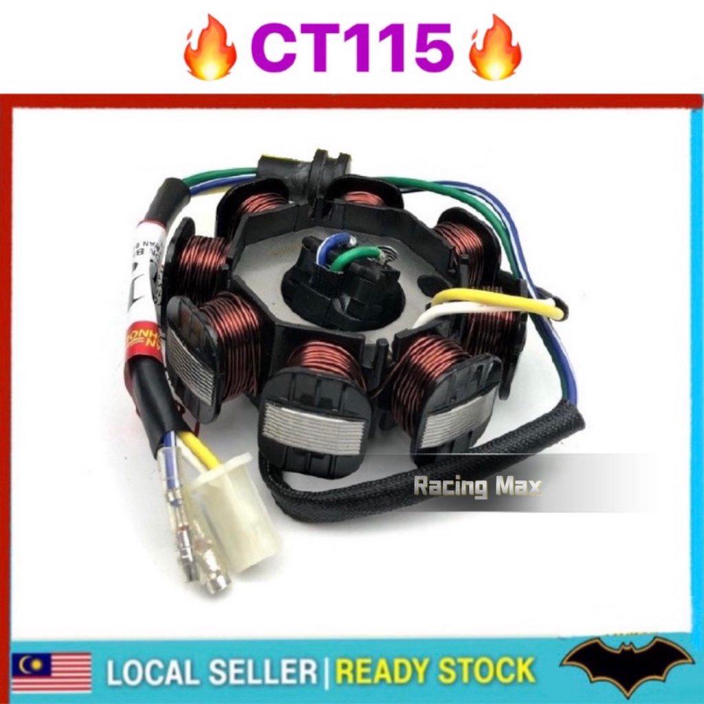 Modenas Kriss120 CT110 CT115 Ace115 Starter Coil Comp Startor Magnet ...