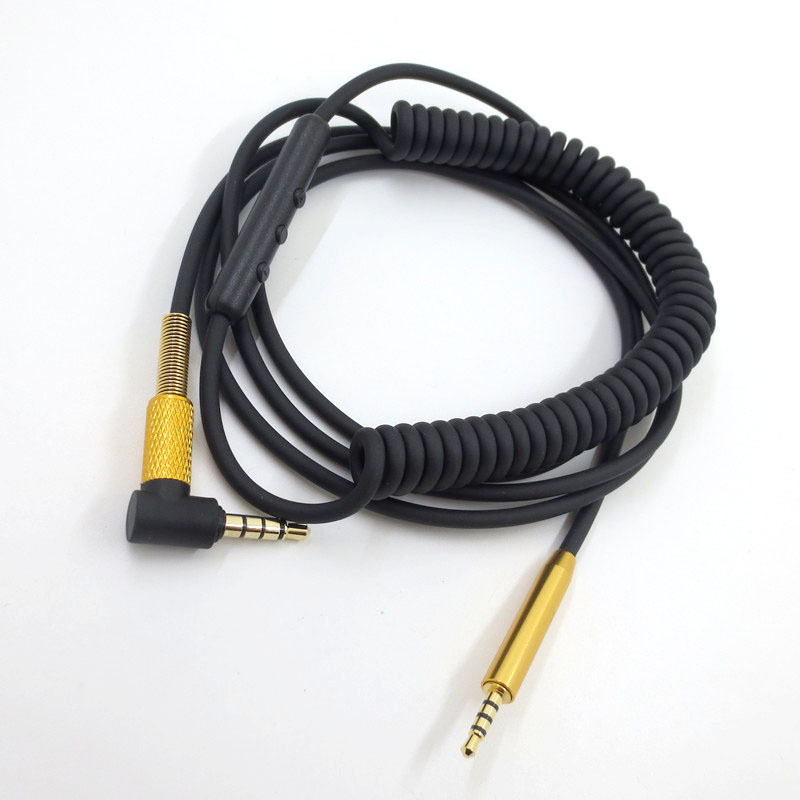 2.5mm to 3.5mm Spring Audio Cable for Bose QC25 QC35 OE2 AKG Y40 Y50 ...