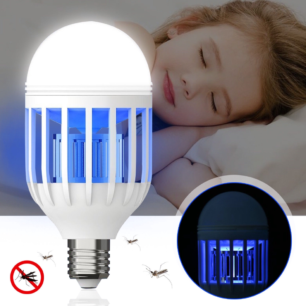 LED Zapp Light Repellent Lamp Electric Insect and Mosquito Killer Light ...