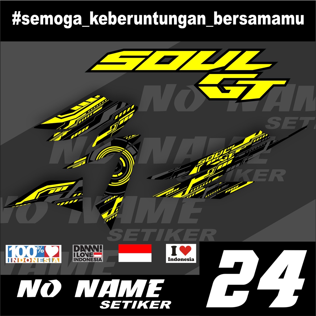 Striping Sticker MIO SOUL GT 125 ALL NEW (24) - Sticker Striping Yamaha ...
