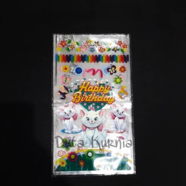 Birthday Plastic / Happy Birthday Souvenir Bags with Cute Cartoon ...