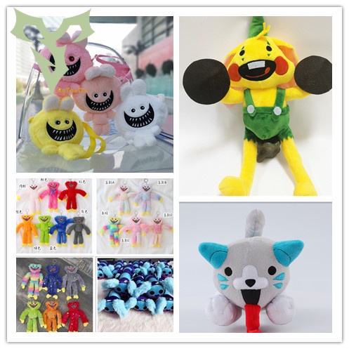 45cm New Poppy Playtime Huggy Wuggy Plush Toy Poppy Bunny Cute Cat ...