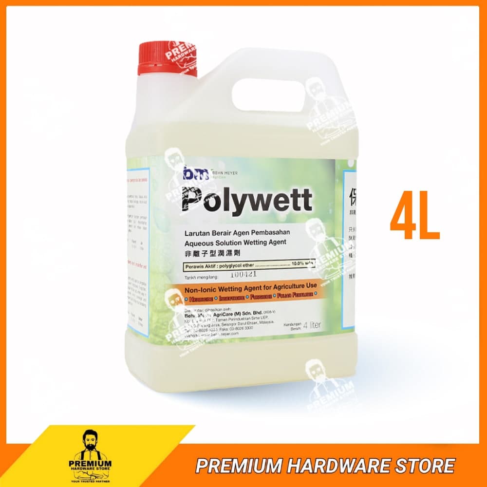 BM Polywett 4 Liter (Same As Kenpo 888 & Farmpol 303) Gam Racun Pelekat ...