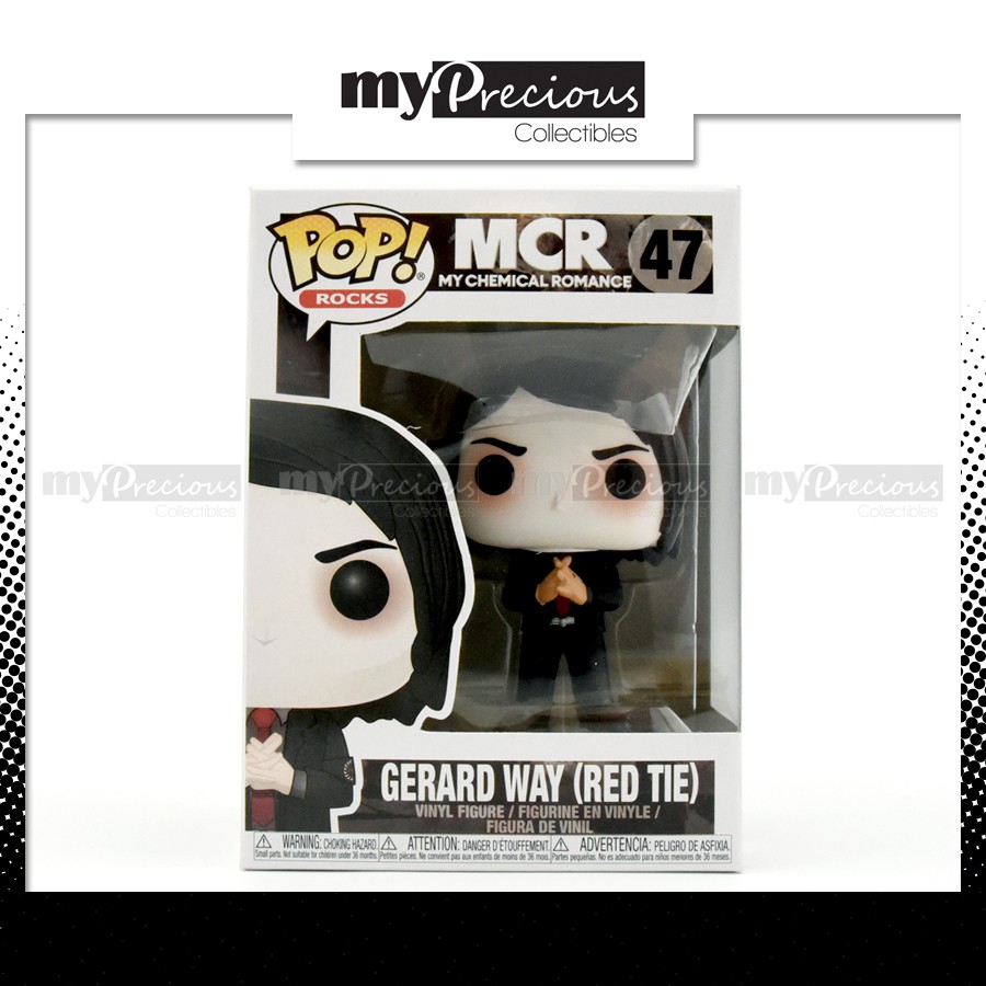 Funko Pop Rocks MCR My Chemical Romance 47 Gerard Way Red Tie Pop ...