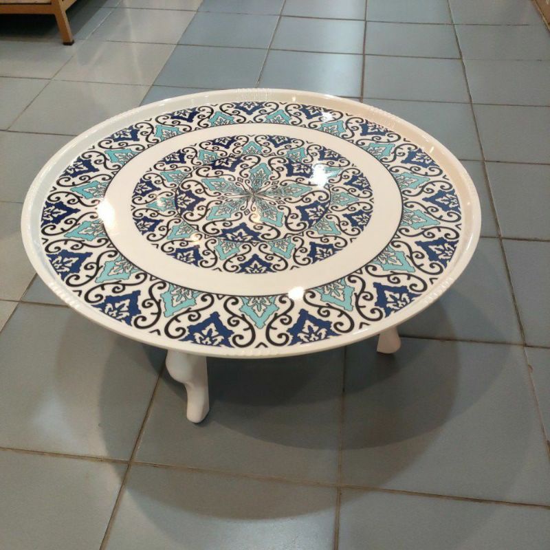 Meja Plastic Bulat Boleh Lipat/meja hidang/meja serbaguna/meja boleh ...