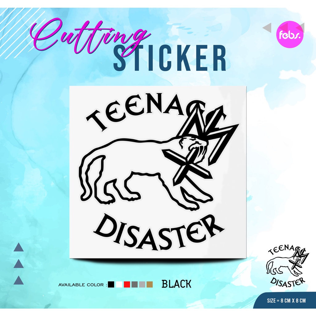 Cutting Sticker Teenage Death Star X Maternal Disaster | Sticker ...