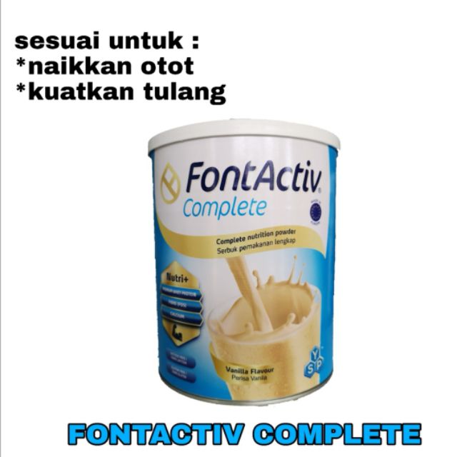 FONTACTIV COMPLETE 400G (EXP : 4/4/2022) / 800G (EXP : 3/4/2022 ...