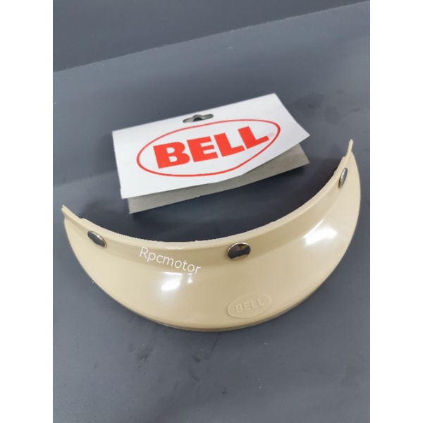 BELL CAP HELMET BELL Bell Helmet Cap Retro Old Stock Cream Color ...