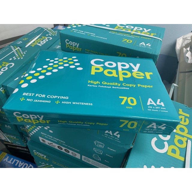 Copy A4 70 gsm copier paper, 5 ream / carton | Shopee Malaysia