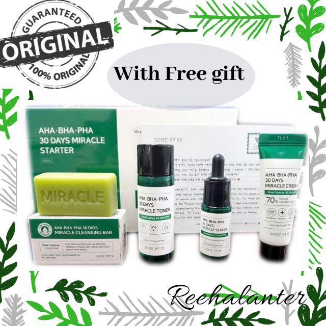 SOME BY MI (STARTER KIT) AHA/BHA/PHA 30 DAYS MIRACLE SET | Shopee Malaysia