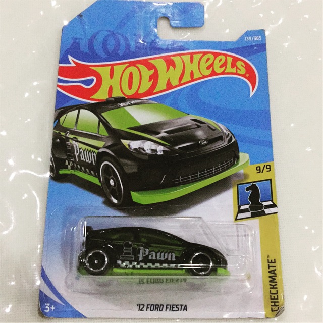 Hot Wheels 12 Ford Fiesta Checkmate Car Toys Collectible Kids | Shopee ...