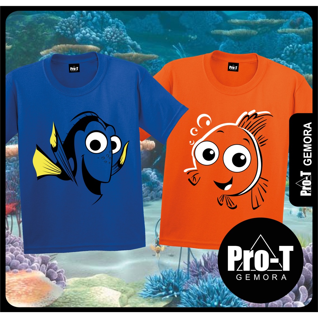 【Ready Stock】Nemo Finding Dory Family Couple T-shirt | Shopee Malaysia