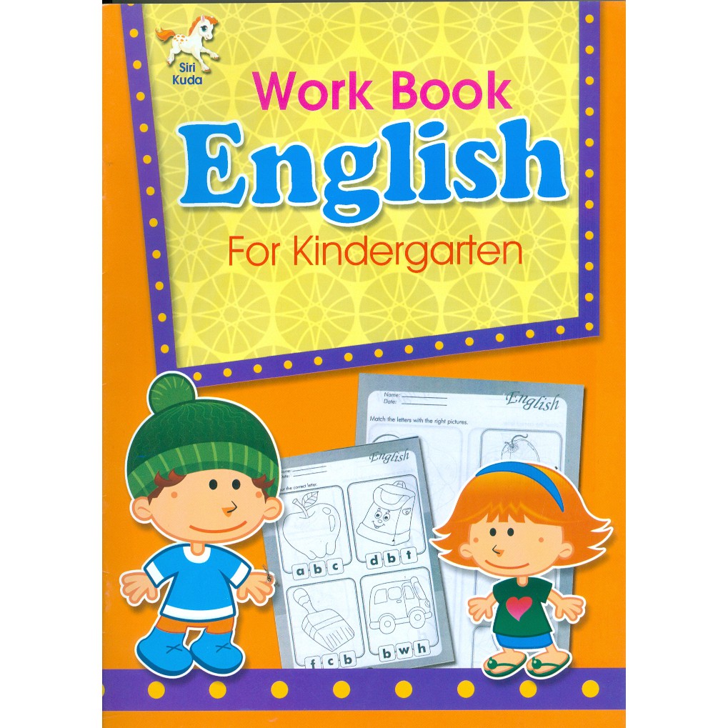 WORK BOOK ENGLISH FOR KINDERGARTEN | Shopee Malaysia