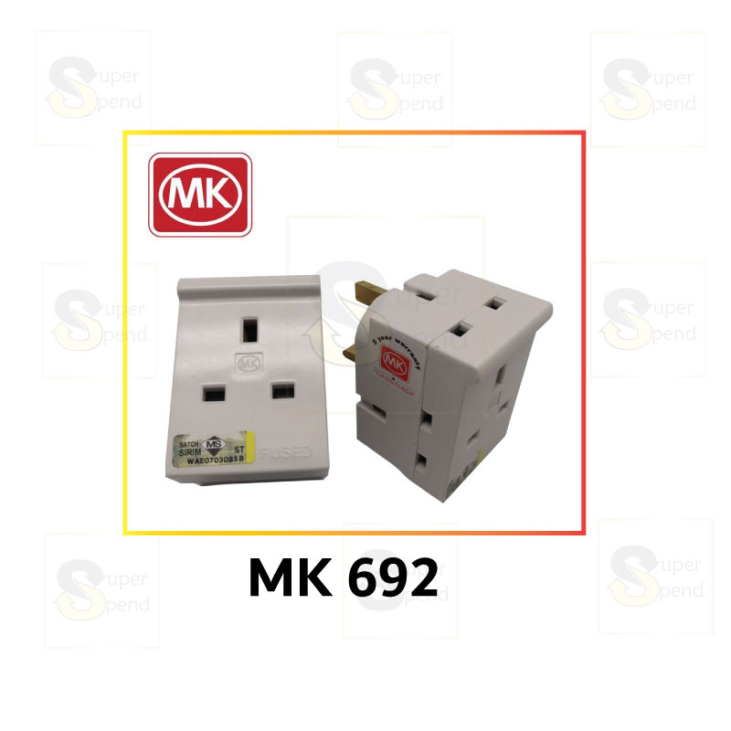 MK 692 3 way adaptor & 3 way adaptor with Switch | Shopee Malaysia