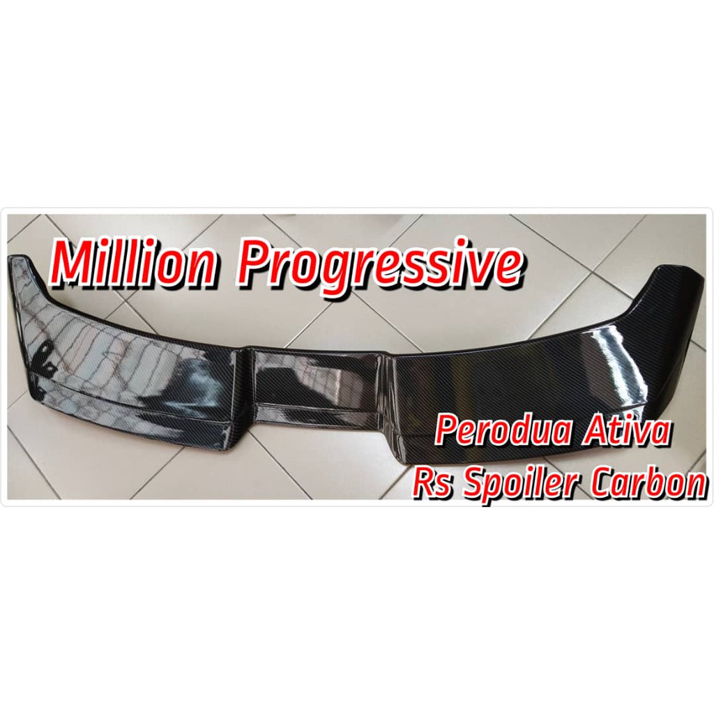PERODUA ATIVA RS SPOILER (CARBON) | Shopee Malaysia
