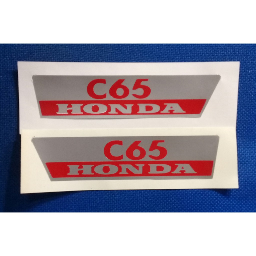 20230830-302 STICKER HONDA C65 ORACAL CLEAR COATED STICKER 2D Body ...
